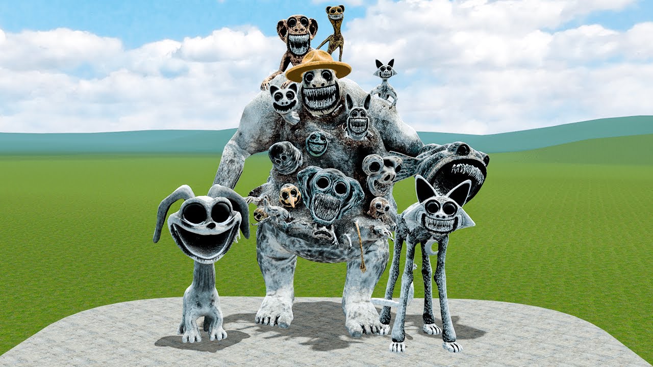 NEW ZOONOMALY MONSTERS CATNAP AND DOGDAY AND ALL MONSTERS COMBINED In ...
