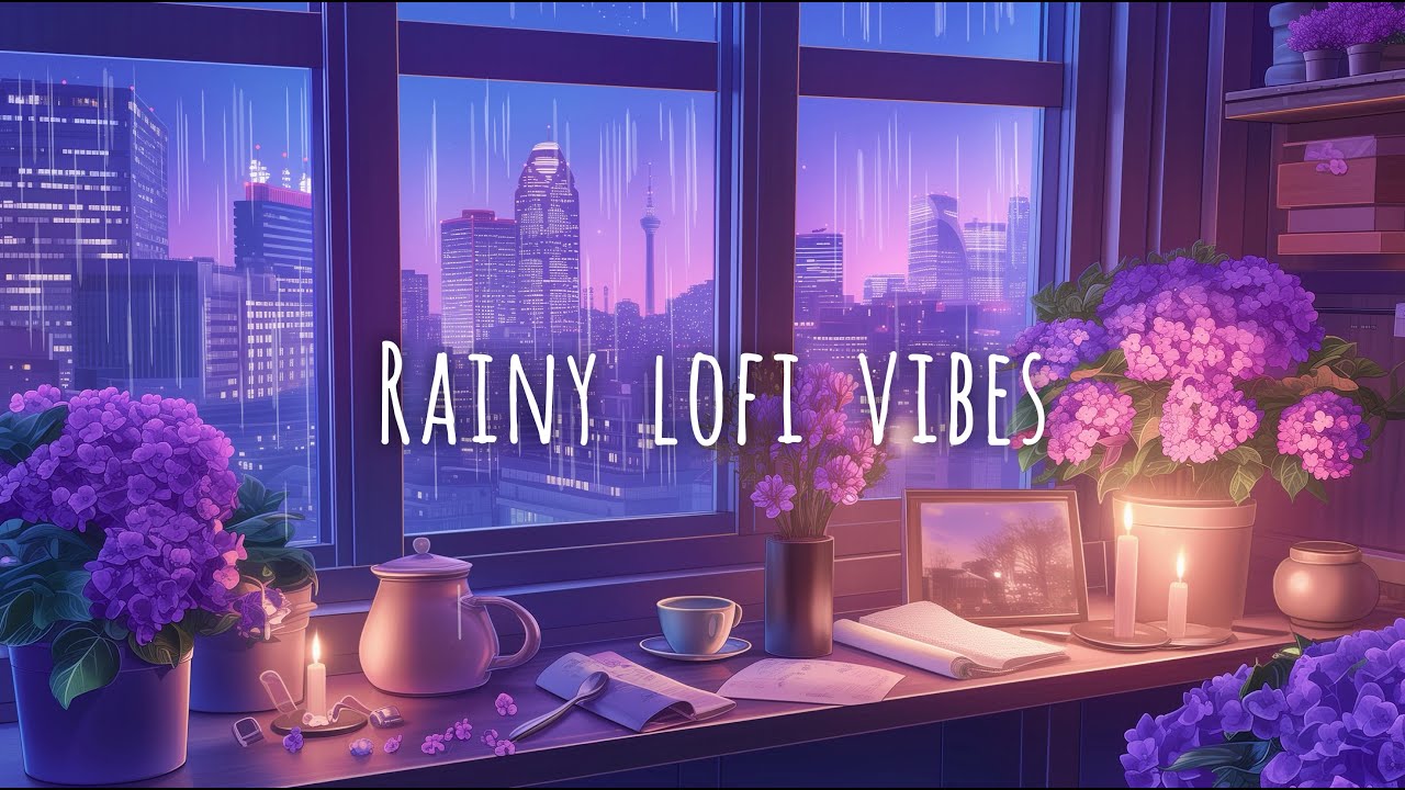 Rainy Lofi Vibes☔Rainy Lofi Songs To Make You Calm Down And Relax🎵Lofi ...