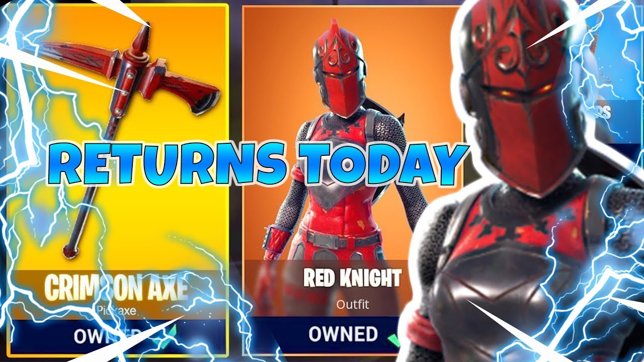 *RED KNIGHT* Fortnite Item Shop Reset (JULY 5TH) New Criterion Skin ...