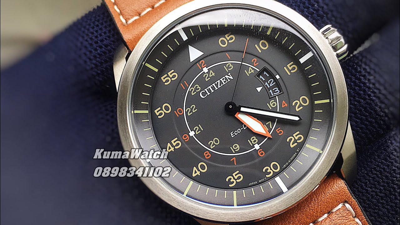 Đồng Hồ Citizen AW1361 10H– Eco Drive, Năng lượng mặt trời, 45mm ...