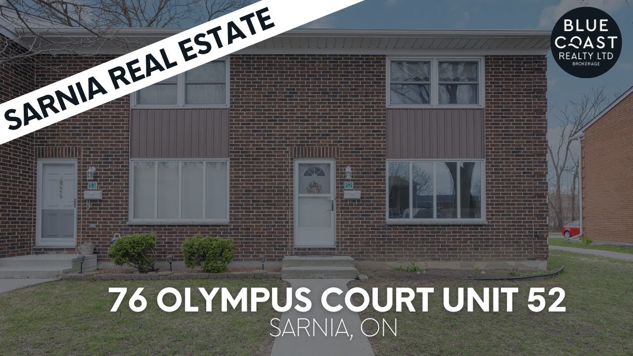 76 Olympus Court Unit 52 | Sarnia Real Estate - YouTube