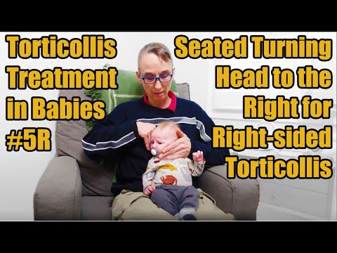 #5R Seated Turning Head to the Right for Right-sided Torticollis ...