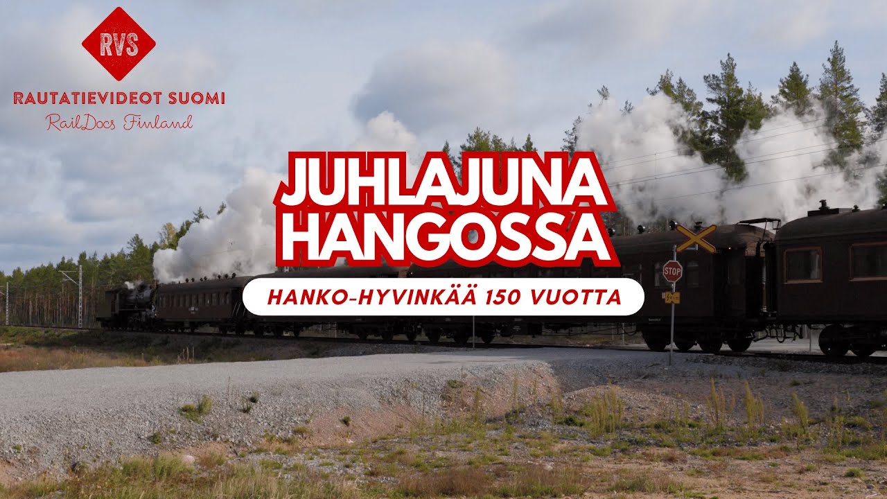 Ukko-Pekka Hr1 dronella kuvattuna | Hangon rata 150 vuotta - YouTube