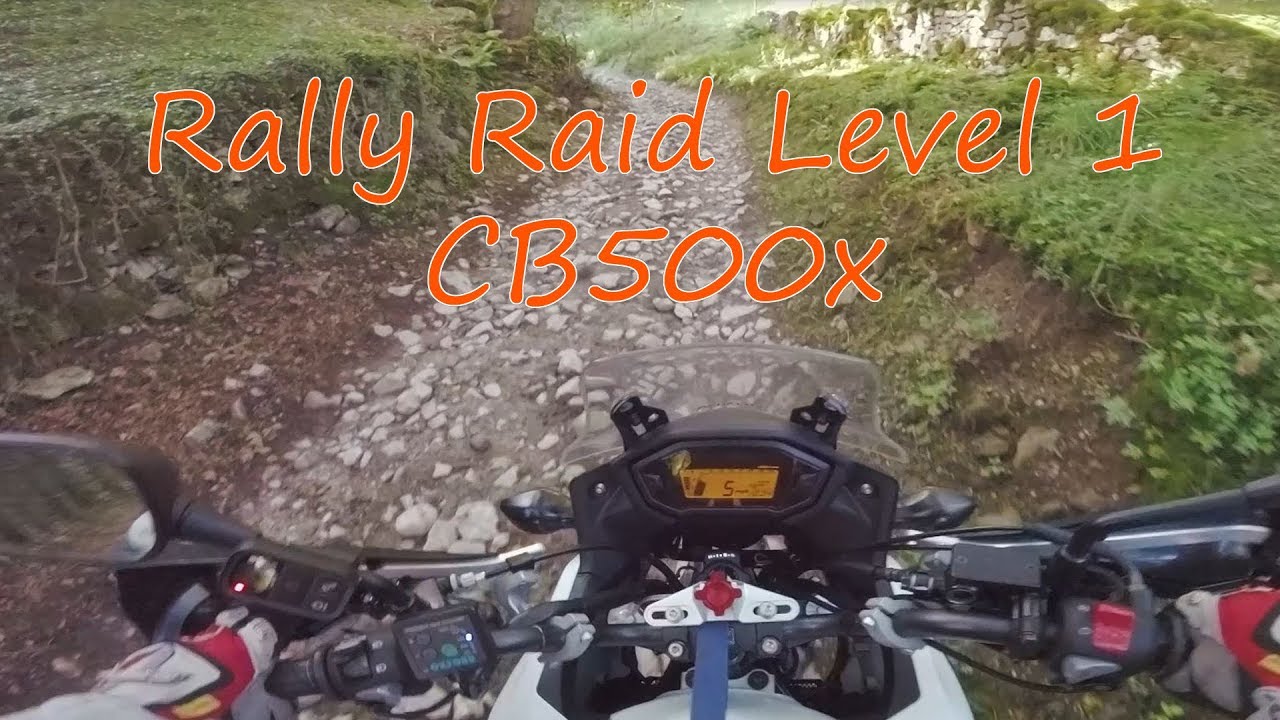 Rally Raid Level 1 CB500x initial impressions - YouTube