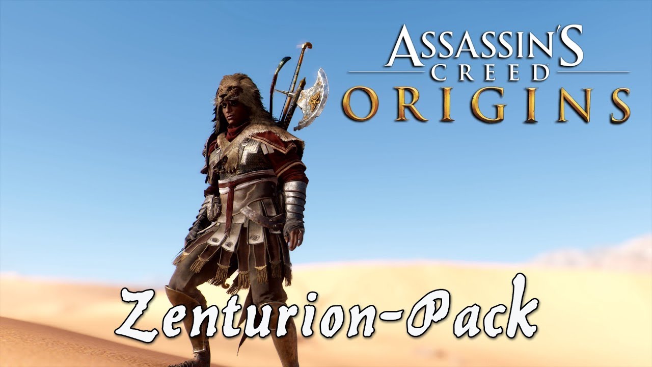 AC Origins Outfits #5 Zenturion-Pack - YouTube