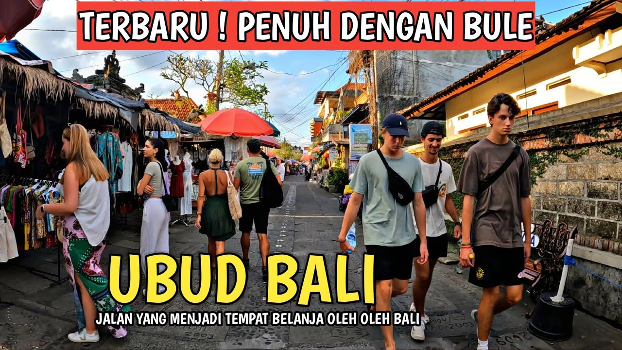 ISI NYA BULE SEMUA ! SITUASI UBUD BALI SAAT INI - YouTube