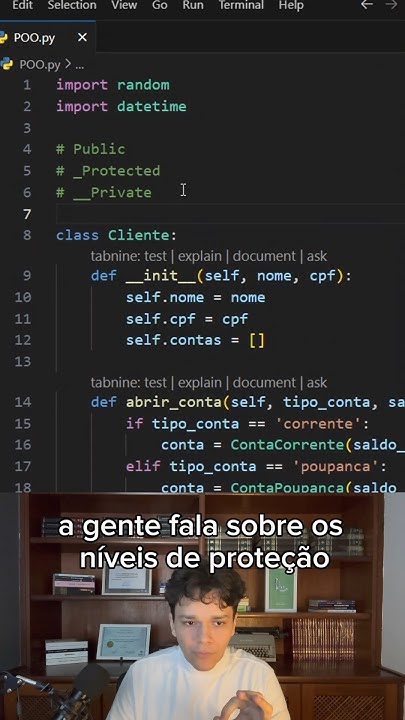Como funciona os encapsulamentos com Python ? - YouTube