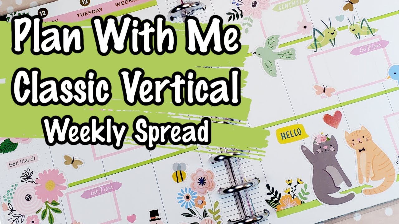 Plan with Me ~ Cute Couples in Love Stickers ~ Happy Planner Weekly ...