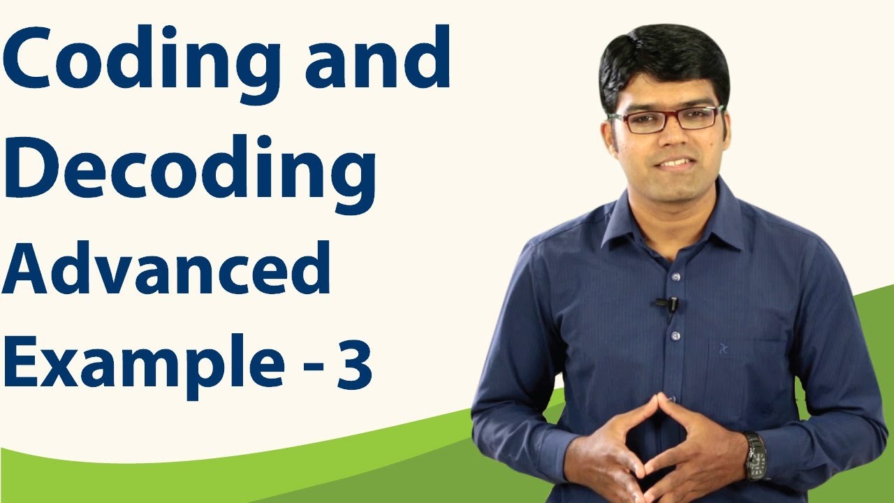 Coding And Decoding Advanced Example 3 Latest Model Talentsprint Youtube