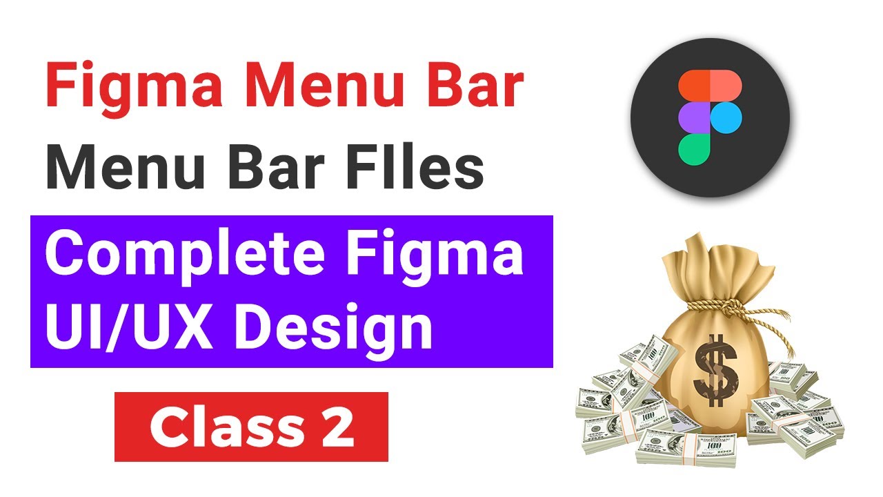 Figma Menu Bar | Figma Files | Figma Course | UIUX Design | how to make ...