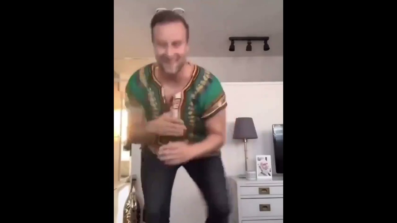 white man dancing african dance meme - YouTube