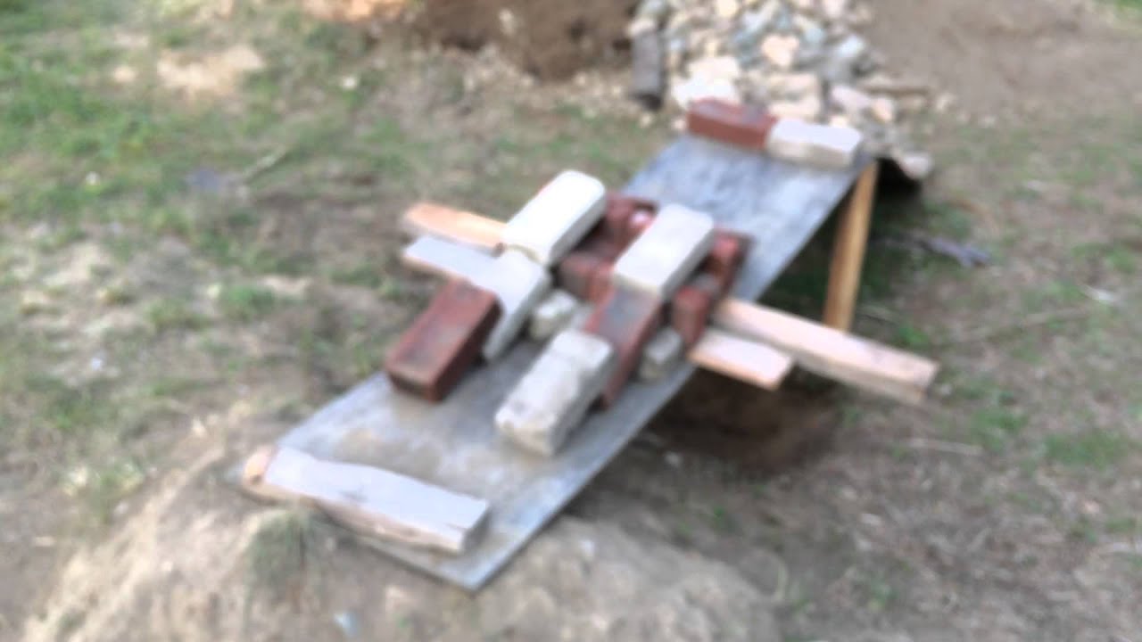 Homemade rc crawler course - YouTube