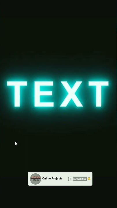 Glowing Text Animation using CSS#shorts #youtubeshorts #css #html - YouTube