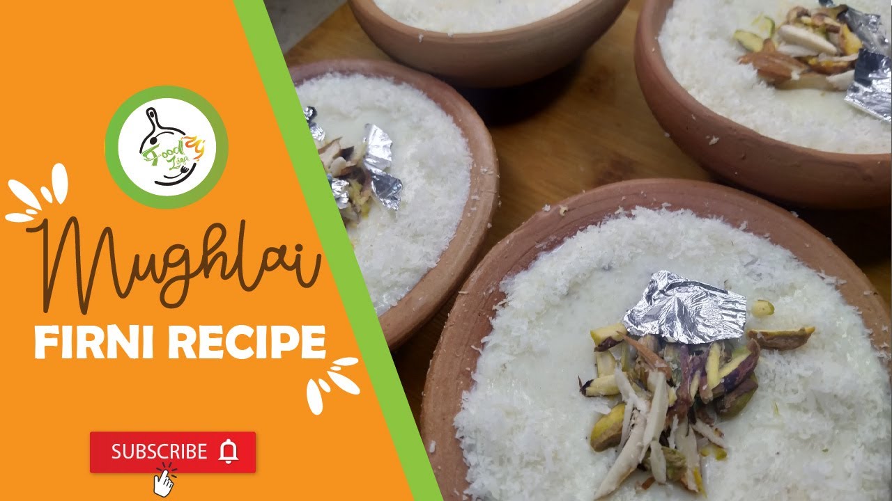 Mughlai Firni/Phirni Recipe || Muharram Special Firni/phirni Recipe By ...