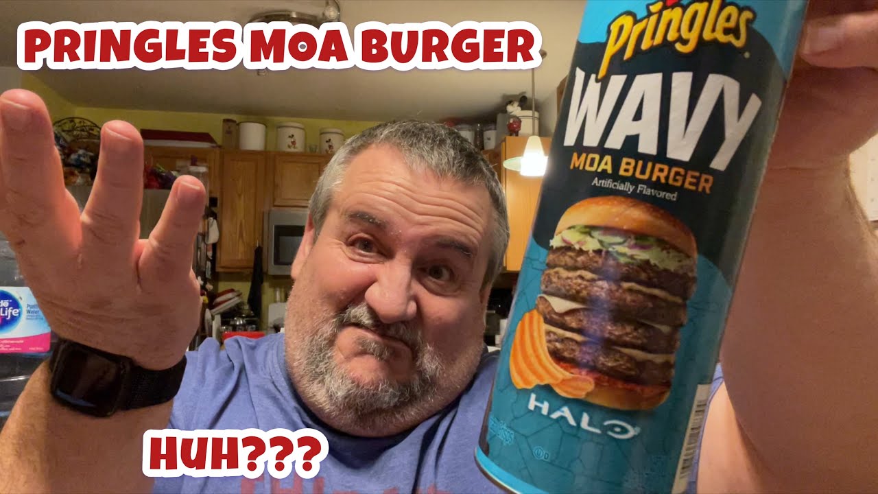 Pringles MOA Burger - What Does It Taste Like? - YouTube