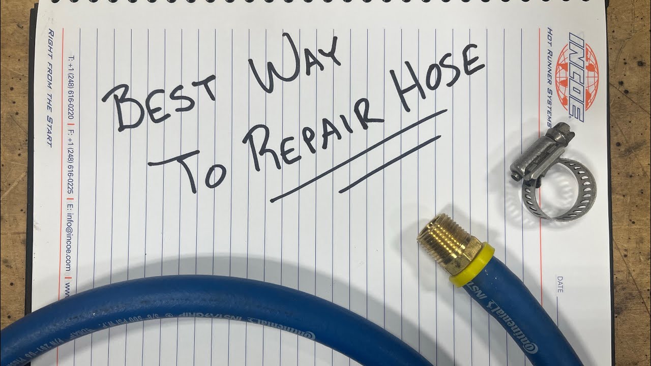 Best way to repair a hose...Hands down!!! - YouTube