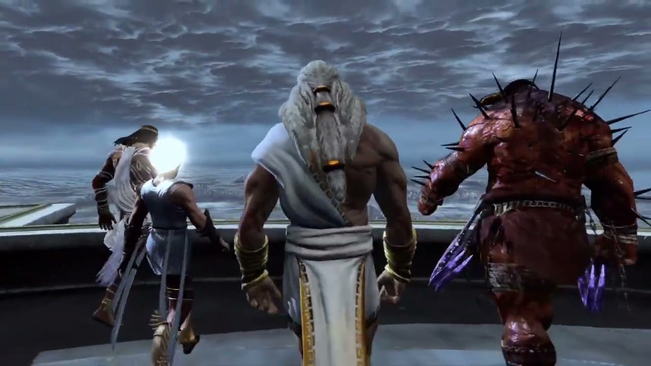Dioses Vs Titanes Escena completa God of War 3 - YouTube