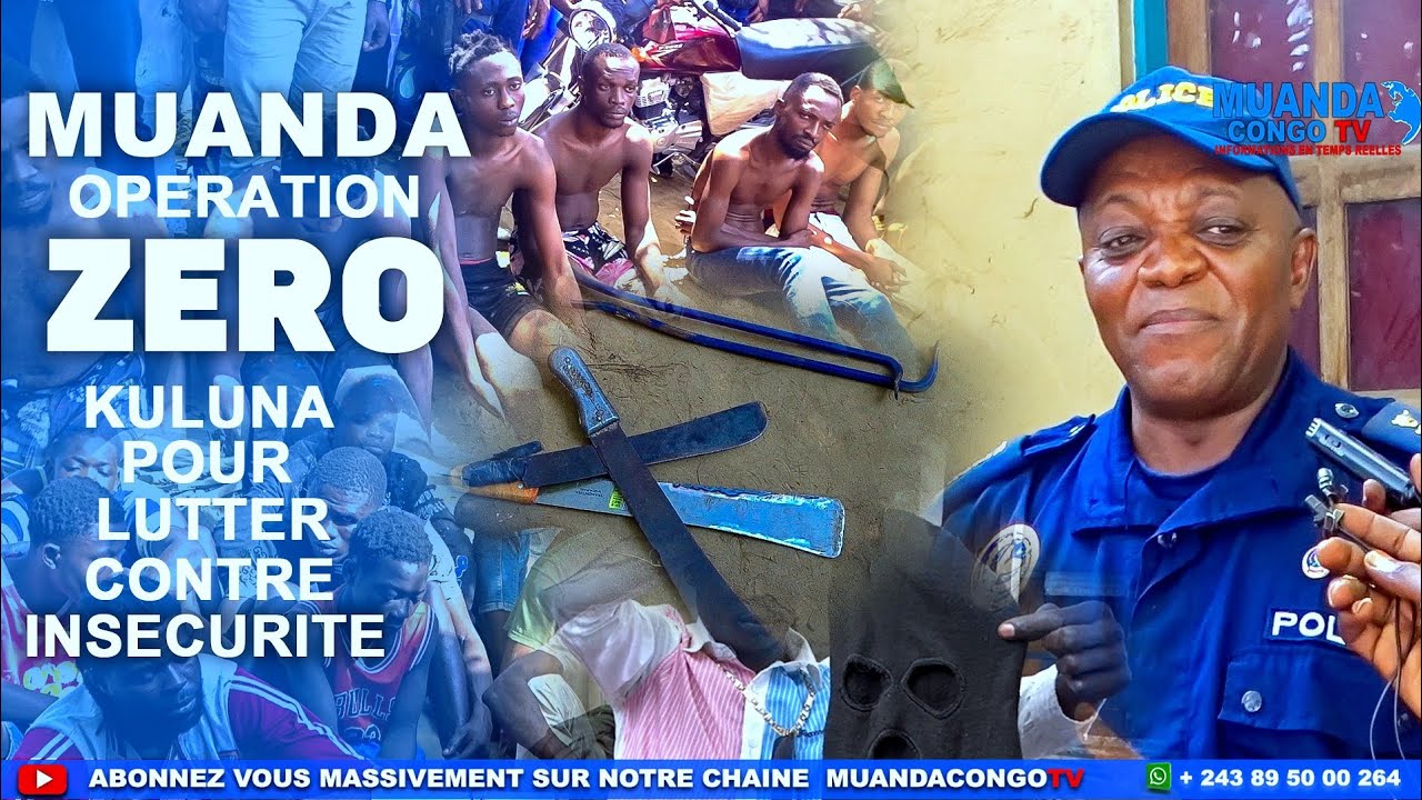 🔴 Urgence RDC#Insécurité à Muanda#kongo central#colonel Felly KABAMBA ...