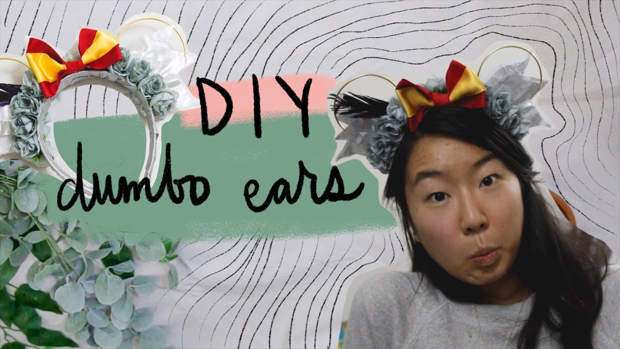 DIY Dumbo-Inspired Mickey Mouse Disney Ears - YouTube