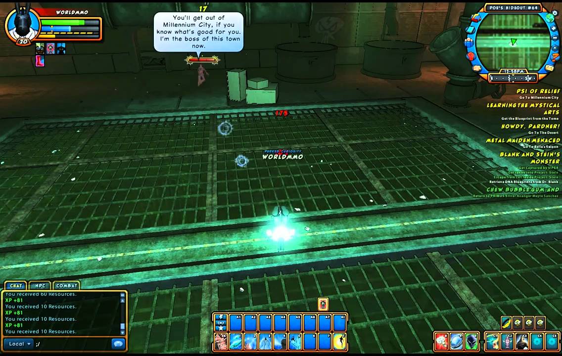 Champions Online - Fight with Kevin Poe - YouTube