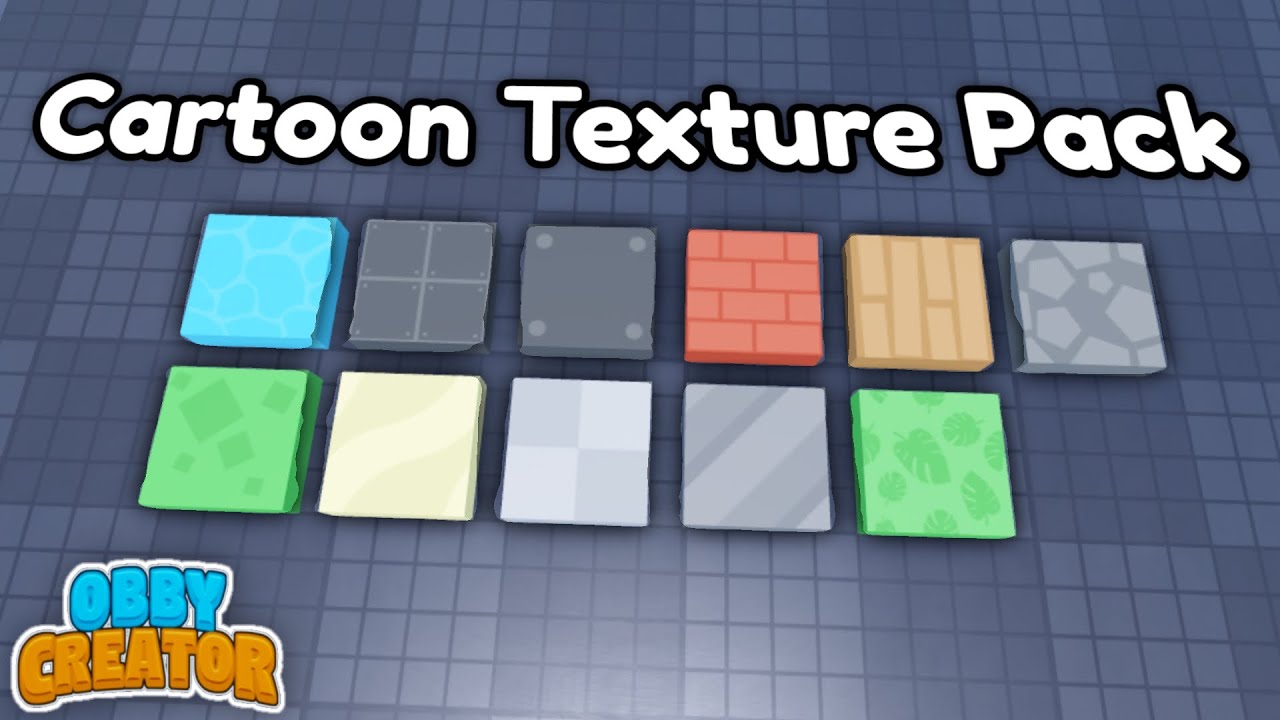 Cartoon Texture Pack Showcase || Roblox - Obby Creator - YouTube