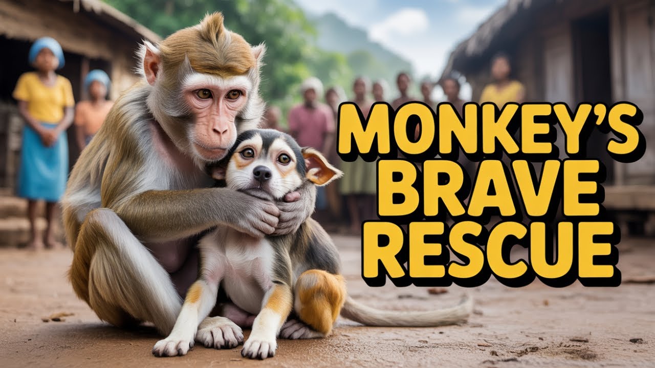 Good Job...Monkey Bibi Bursts With Emotion After Successfully Saving ...