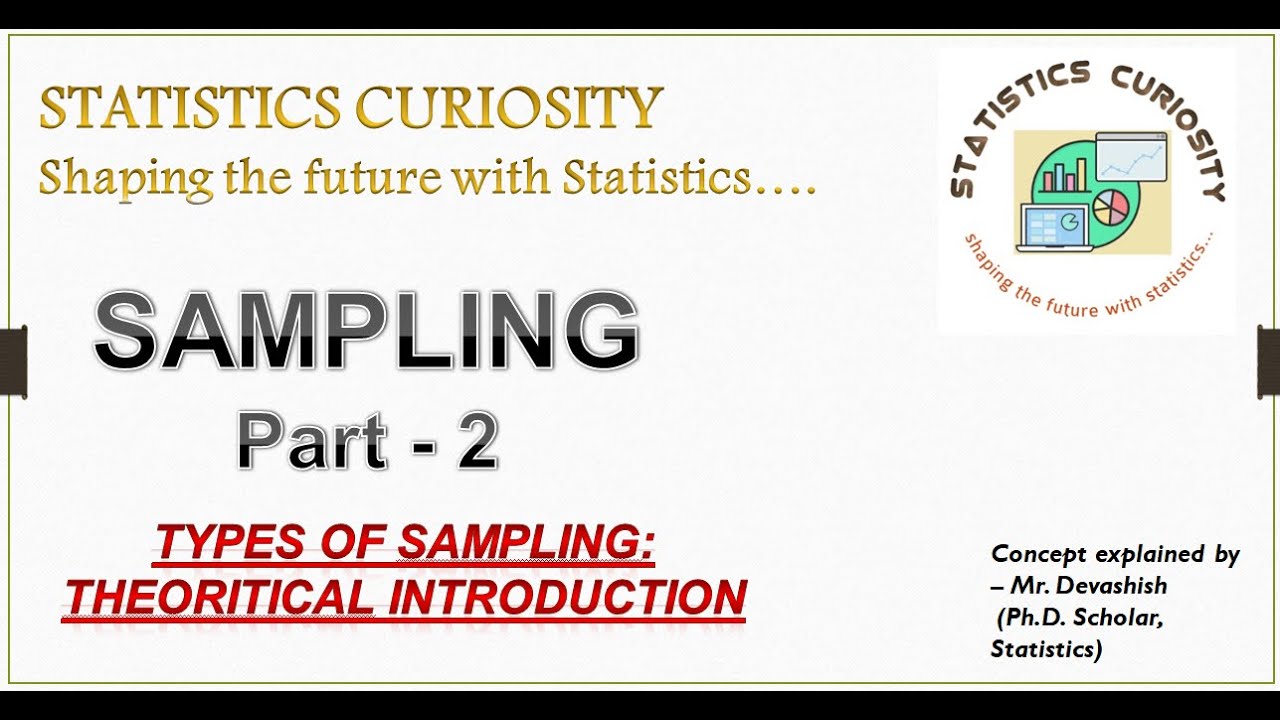 Survey - Sampling Part -2 (Types of Sampling) - YouTube