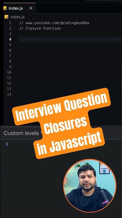 Interview question: How to create private variable in Javascript. #javascript #codingbuddha # ...