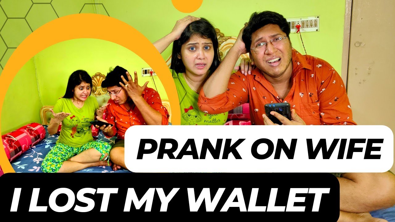 I LOST MY Debit Card PRANK ON WIFE 😂🤣| MONEY LOST PRANK - YouTube