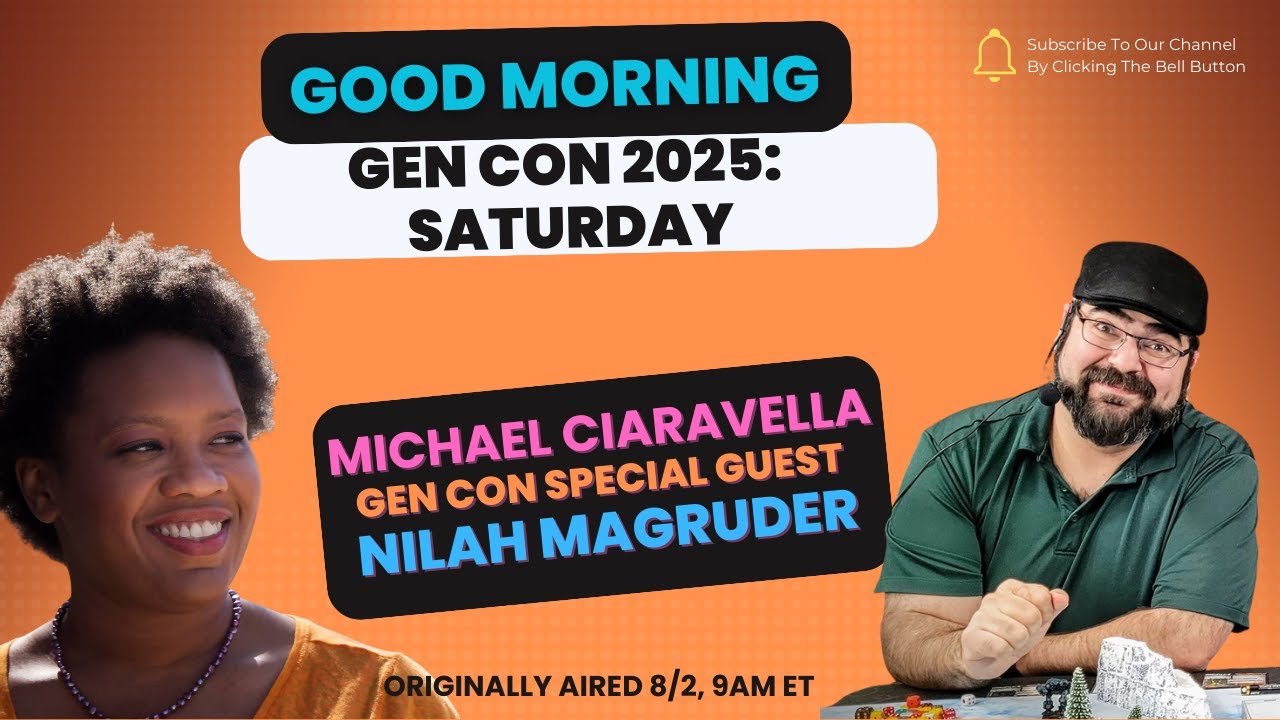 Good Morning Gen Con, Saturday - YouTube