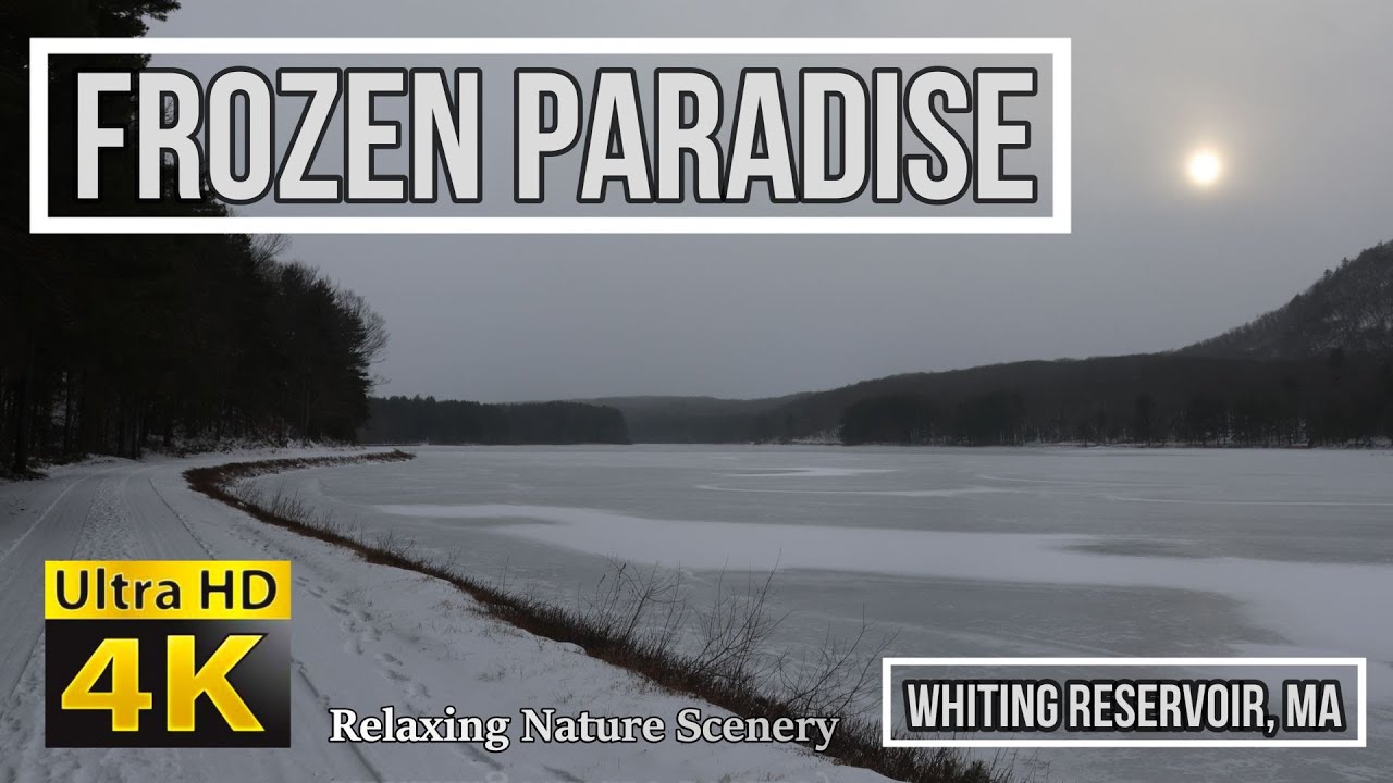 Frozen Paradise Relaxing Nature Scenery | Silent Hike with Nature ...
