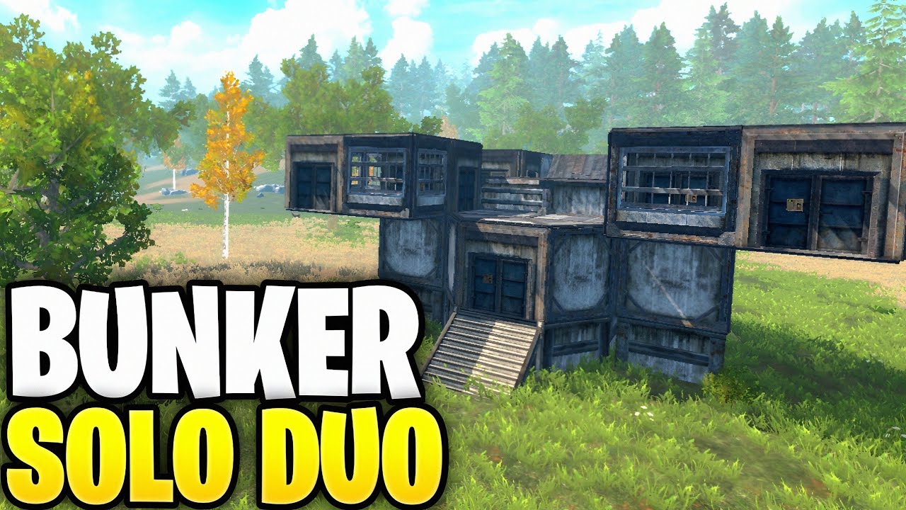 ONE OF THE BEST SOLO DUO BUNKER BASE DESIGN EVER 2025?! - Last Island ...