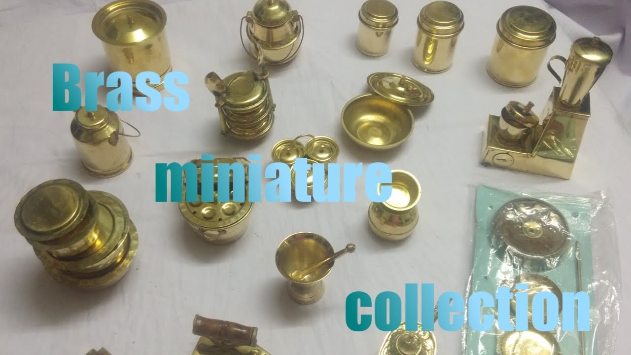 Brass miniature collection - YouTube