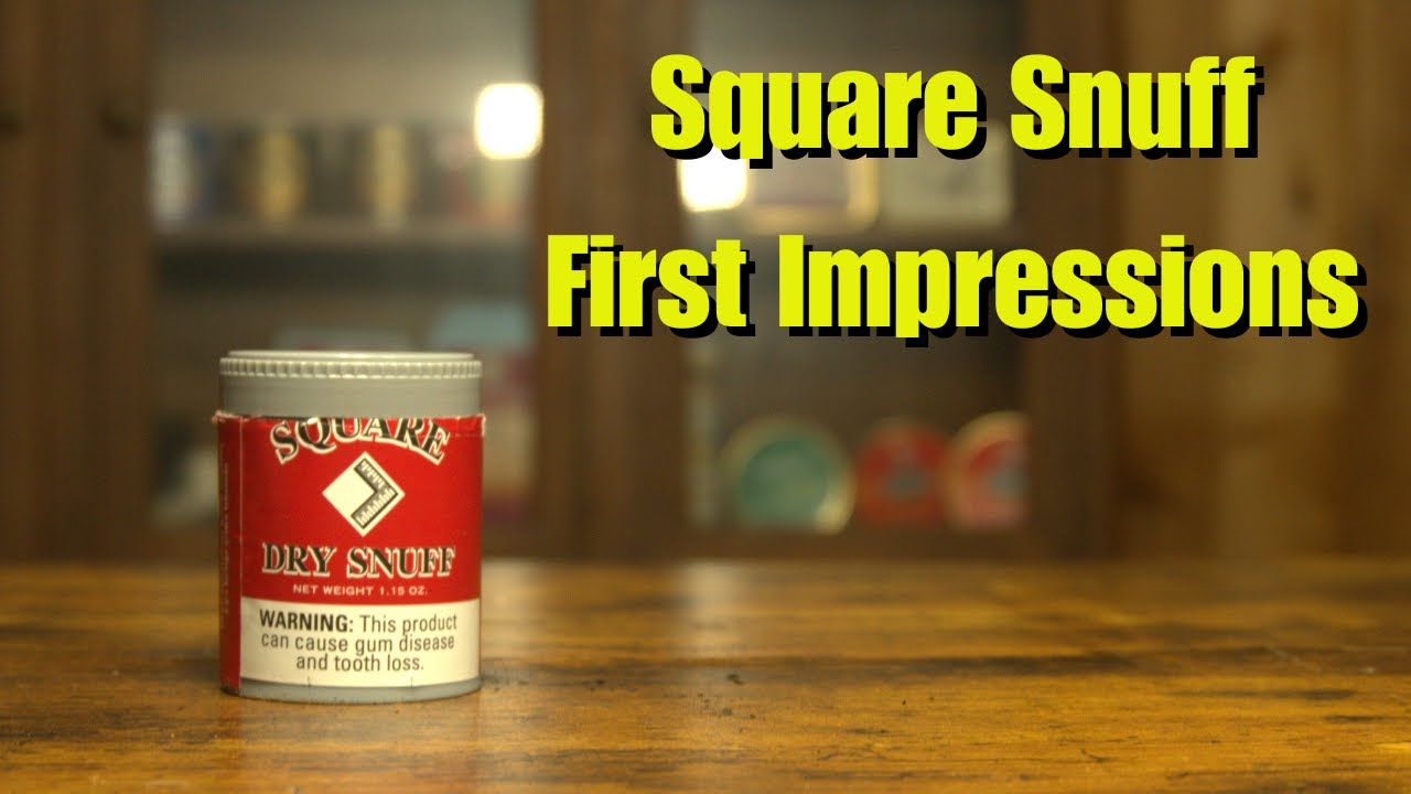 Square Dry Snuff American Scotch First Impressions - DFK in your nose ...