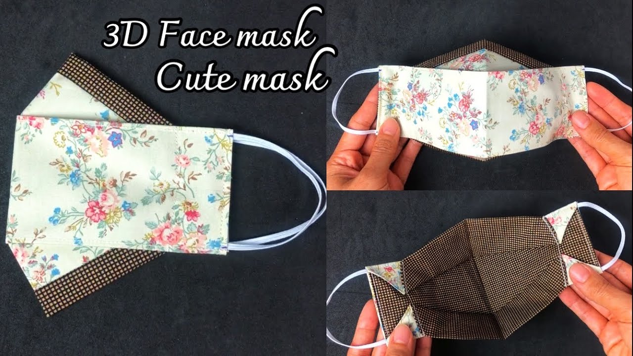 New style 🔥🔥DIY 3D Face Mask Sewing Tutorial. - YouTube