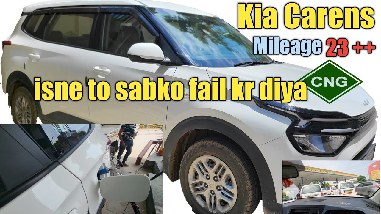 KIA CARENS CNG MILEAGE/ CNGmileage/ Carens cng 2022 / 23++ MILEAGE ...