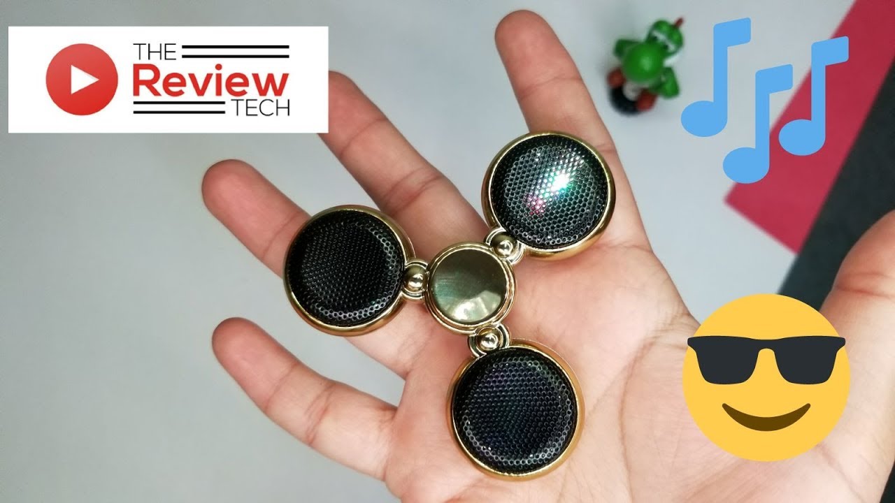 Bluetooth Speaker Fidget Spinner With LED Lights - YouTube
