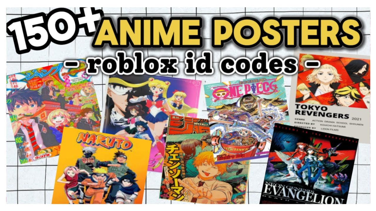 ⚡️150+ ANIME POSTER id codes ♡ || Faiyes codes - YouTube