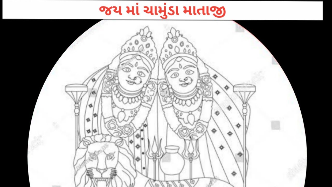 Chamunda mata di drawing | Creative Drawing of ma Chamunda (tayp to @ a ...