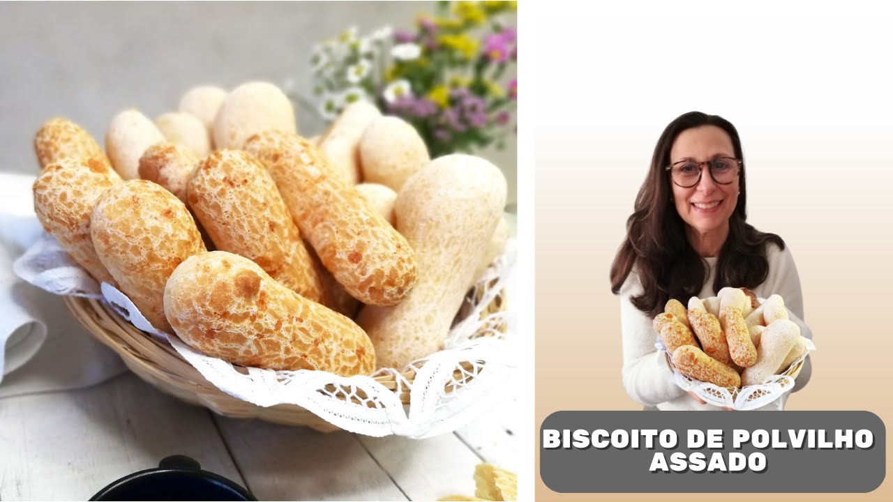 Receita de Biscoito de Polvilho Assado Fácil e Rápido - YouTube