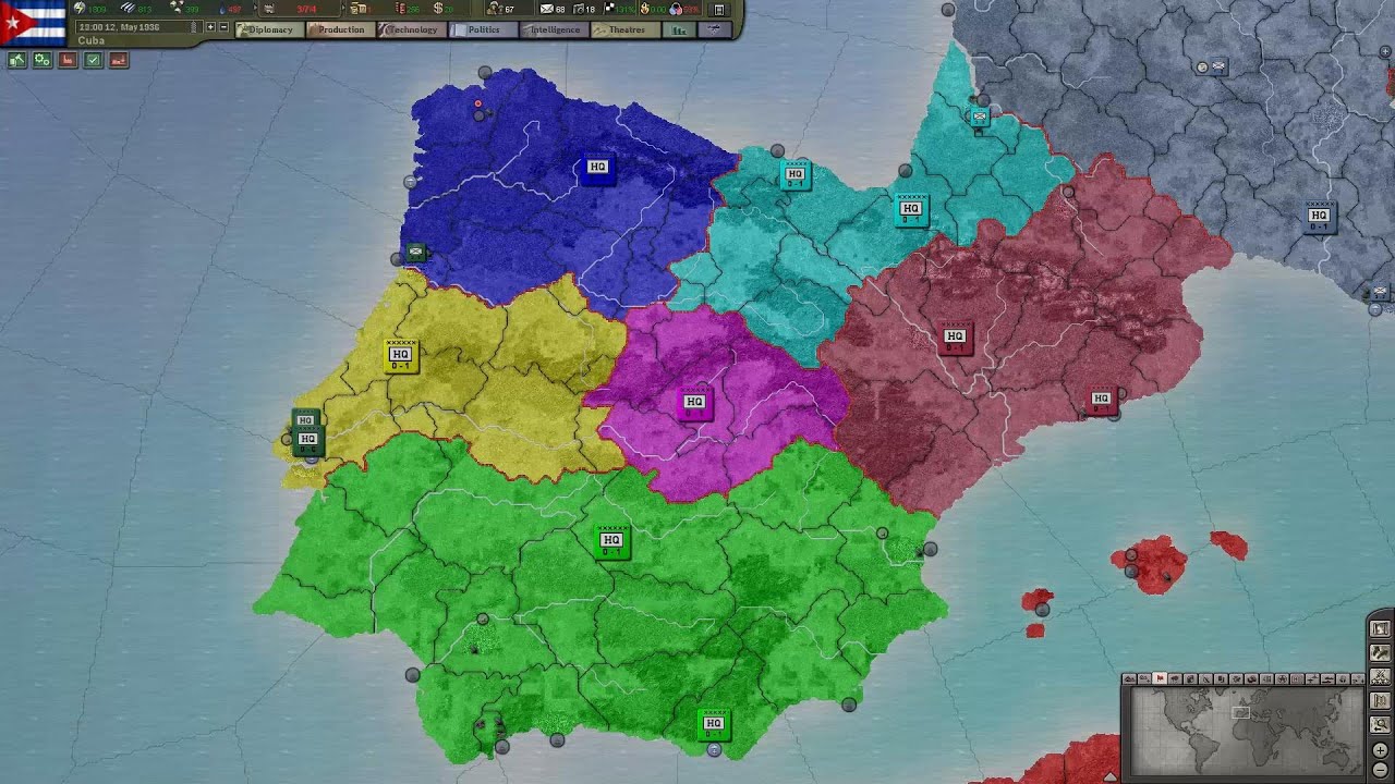 Hearts of Iron 3: What is happening in Spain? - YouTube
