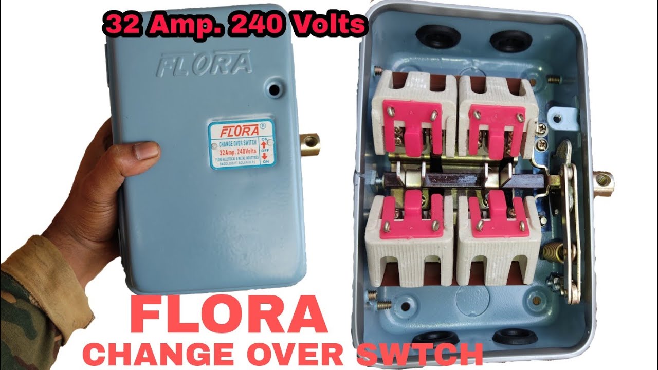 FLORA CHANGEOVER 32 ll best changeover at home ll changeover switch ...