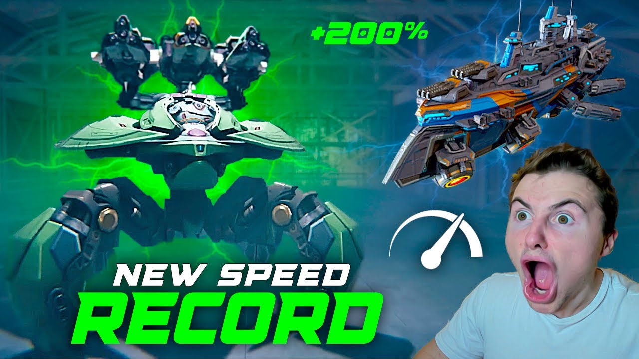 NEW Record Breaking Speed With +200% Frederick Boost... Fastest Robot ...