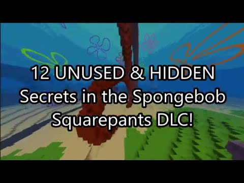 12 Unused And Hidden Secrets in Spongebob Squarepants DLC - YouTube