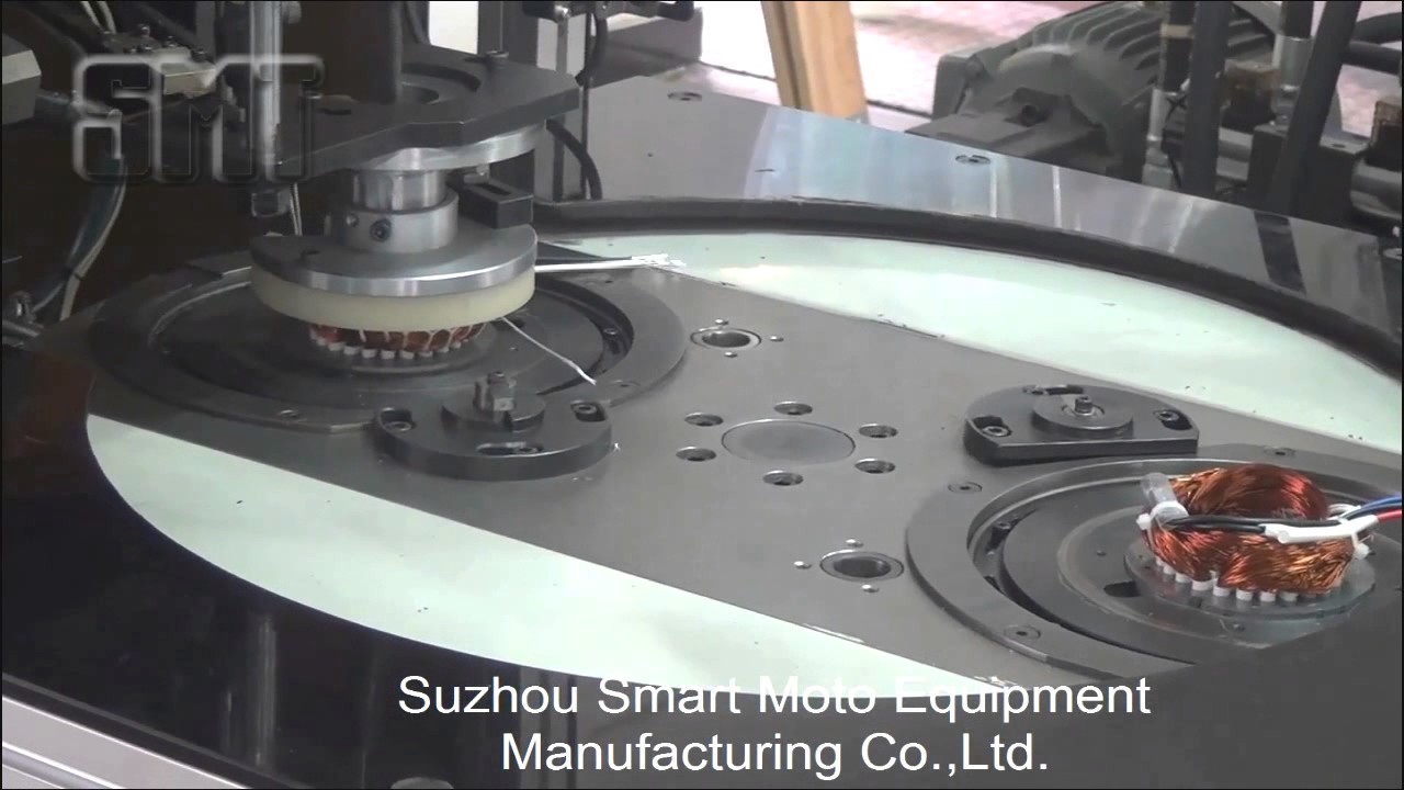 SMT Turntable Double Sides Lacing Machine SBZ160 - YouTube