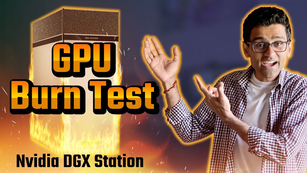 GPU Burn Test | NVIDIA DGX Station A100 Thermal Benchmark - YouTube
