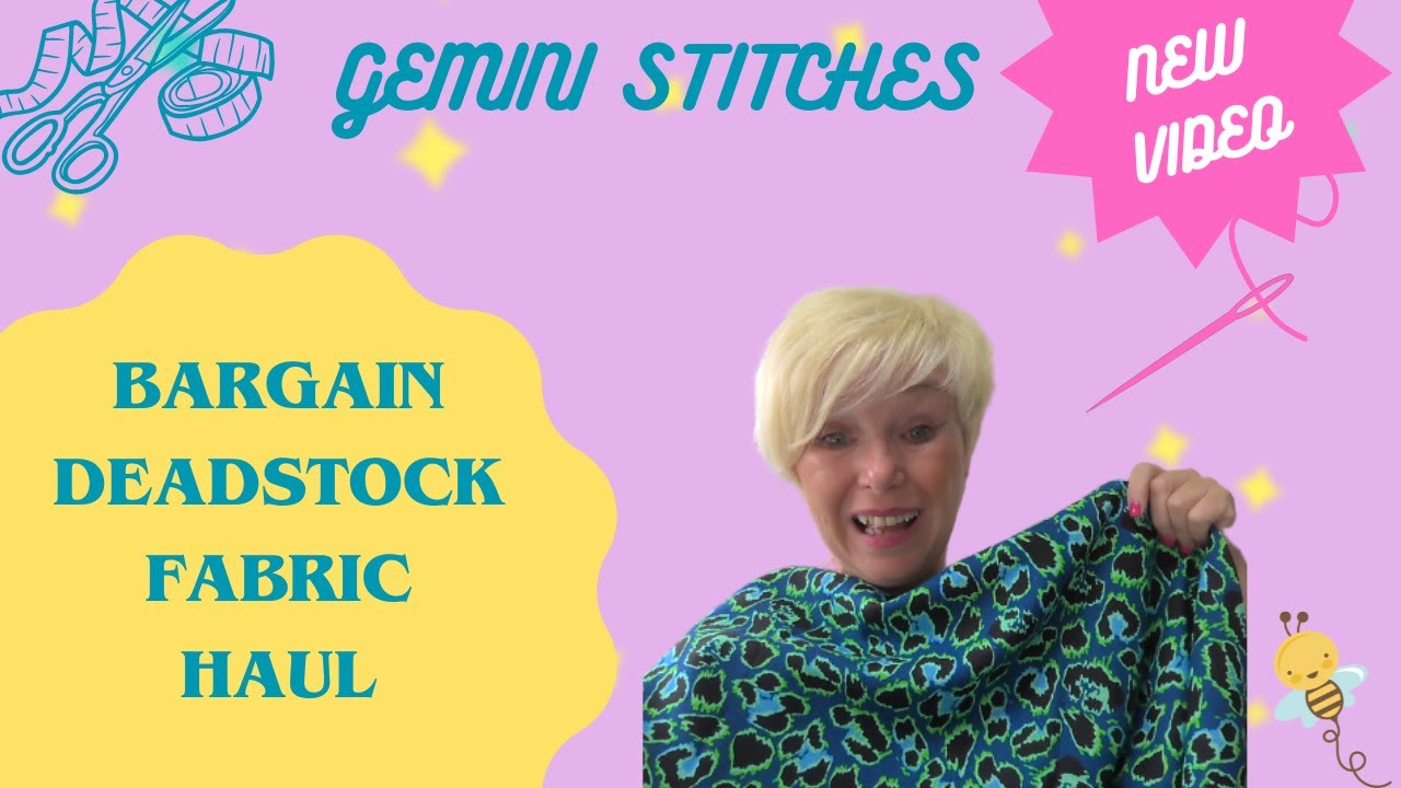 DEADSTOCK BARGAIN FABRICS AND NEW PATTERN RELEASES - YouTube
