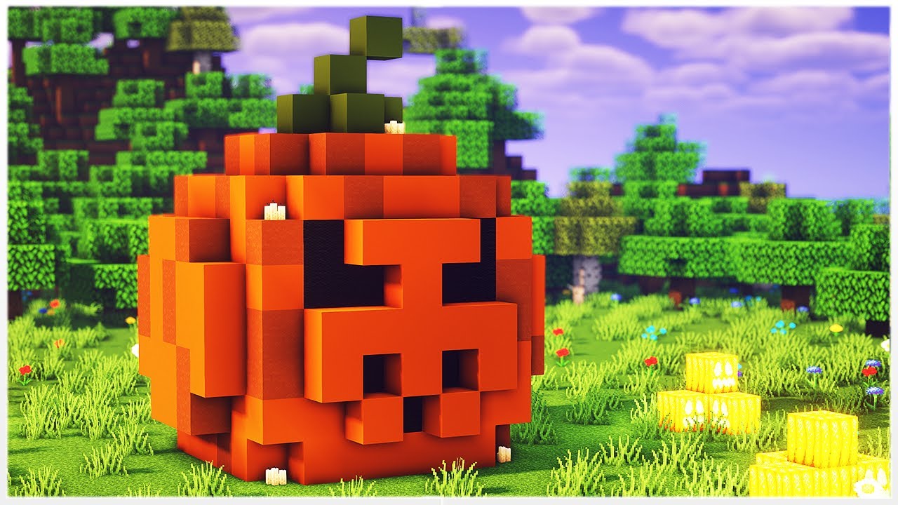 Halloween Pumpkin House Tutorial｜Minecraft Tutorial #295 - YouTube