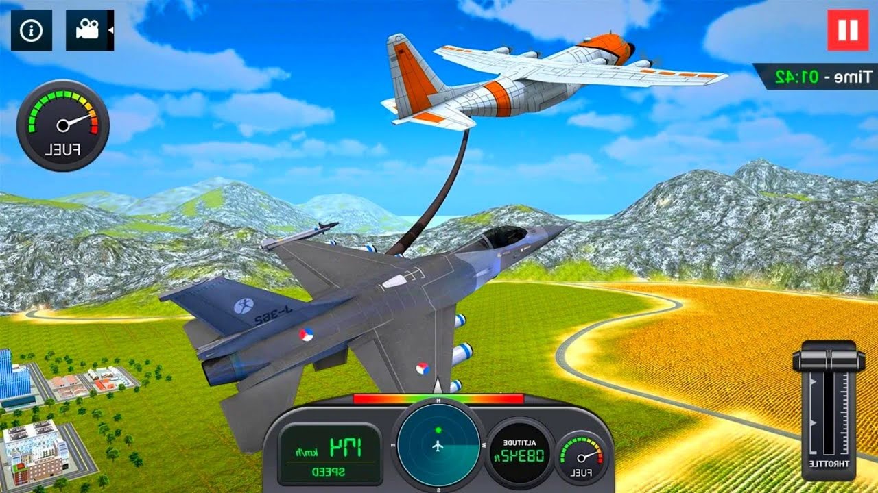 US Airforce Airplane Flying Pilot Flight Simulator Game - Android IOS ...