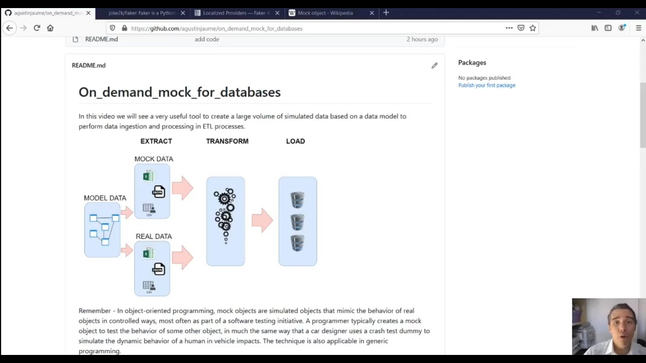 Creación De Datos Mock Con Python Creating Mock Data For Data Processes With Python Youtube 8373